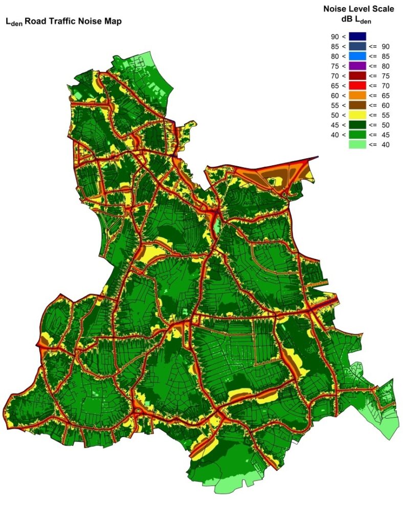 Strategic Road Traffic Noise Mapping - Southdowns